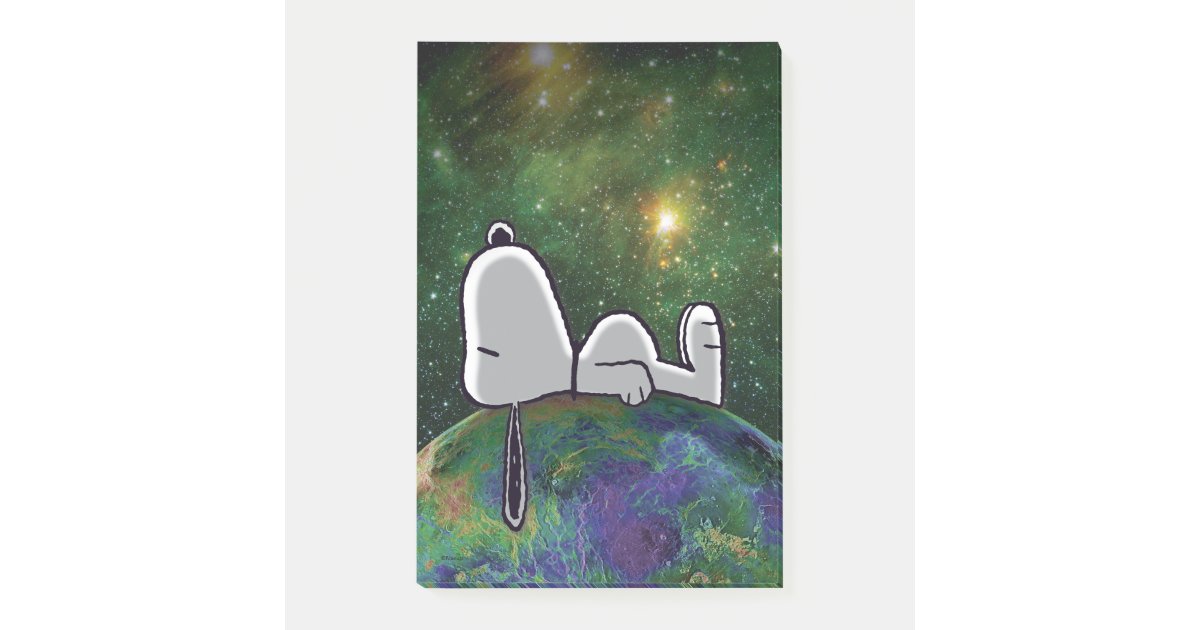 Peanuts | Snoopy Spaced Out Post-it Notes | Zazzle