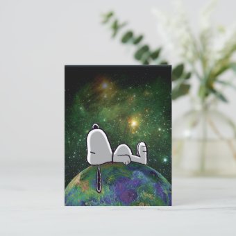 Peanuts | Snoopy Spaced Out Postcard | Zazzle