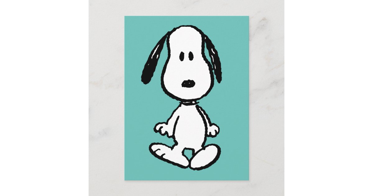 Peanuts | Snoopy Standing Tall Postcard | Zazzle
