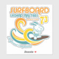 Peanuts | Snoopy Surfboard Longboard Competition Sticker | Zazzle