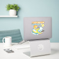 Peanuts | Snoopy Surfboard Longboard Competition Sticker | Zazzle