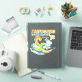 Peanuts | Snoopy Surfboard Longboard Competition Sticker | Zazzle