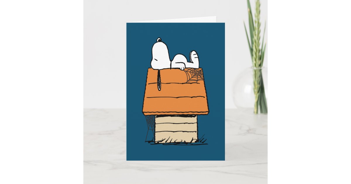 Peanuts | Snoopy & the Boos Holiday Card | Zazzle