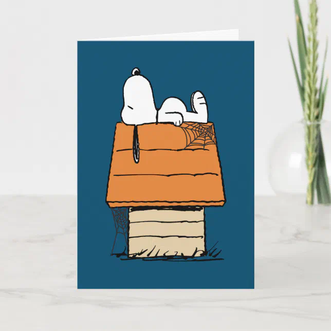 Peanuts | Snoopy & the Boos Holiday Card | Zazzle
