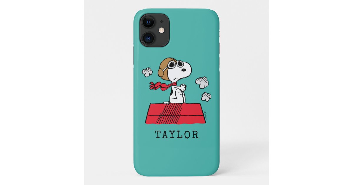 Peanuts | Snoopy the Flying Ace Case-Mate iPhone Case | Zazzle