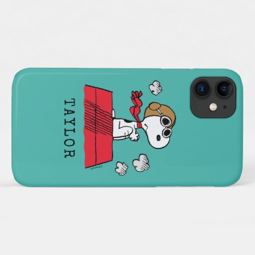 Peanuts | Snoopy the Flying Ace Case-Mate iPhone Case | Zazzle