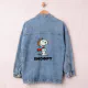 Peanuts | Snoopy The Flying Ace Denim Jacket | Zazzle
