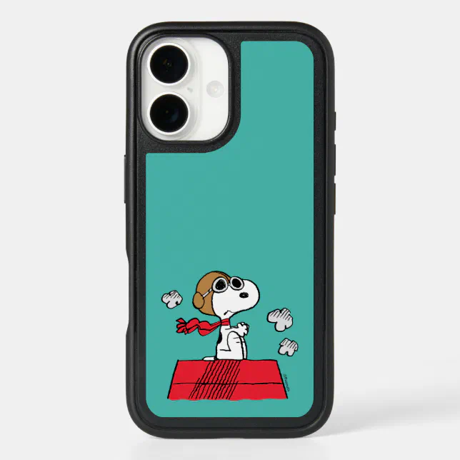 Peanuts | Snoopy the Flying Ace Otterbox iPhone Case | Zazzle