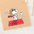 Peanuts | Snoopy the Flying Ace Sticker | Zazzle