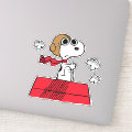 Peanuts | Snoopy the Flying Ace Sticker | Zazzle