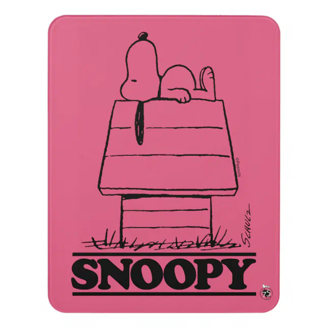 Peanuts | Snoopy The Secret To Life Door Sign | Zazzle