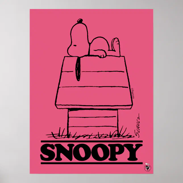 Peanuts | Snoopy The Secret To Life Poster | Zazzle