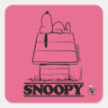 Peanuts | Snoopy The Secret To Life Square Sticker | Zazzle