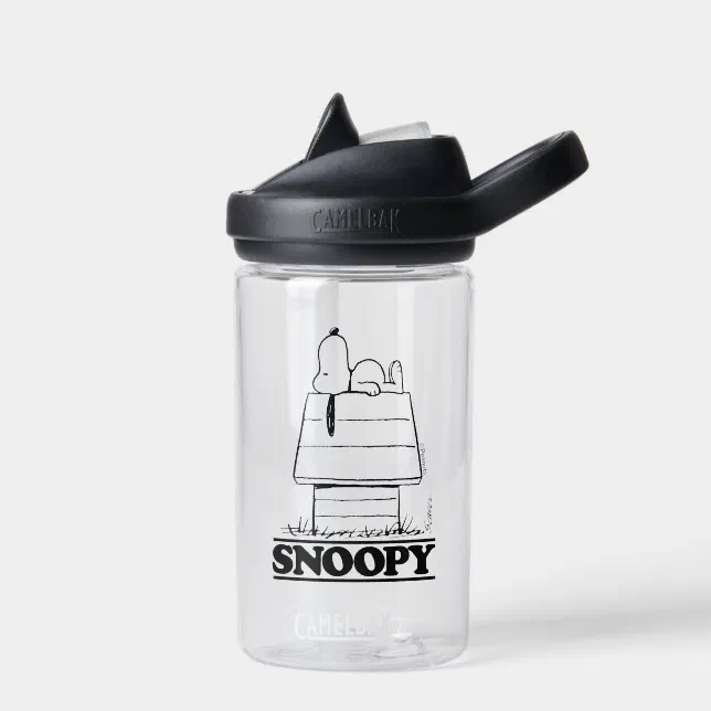 Peanuts | Snoopy The Secret To Life Water Bottle | Zazzle