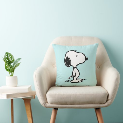 Peanuts | Snoopy Throw Pillow | Zazzle