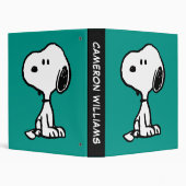 Peanuts | Snoopy Turns 3 Ring Binder | Zazzle