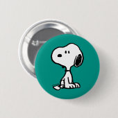 Peanuts | Snoopy Turns Button | Zazzle