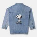 Peanuts | Snoopy Turns Denim Jacket | Zazzle