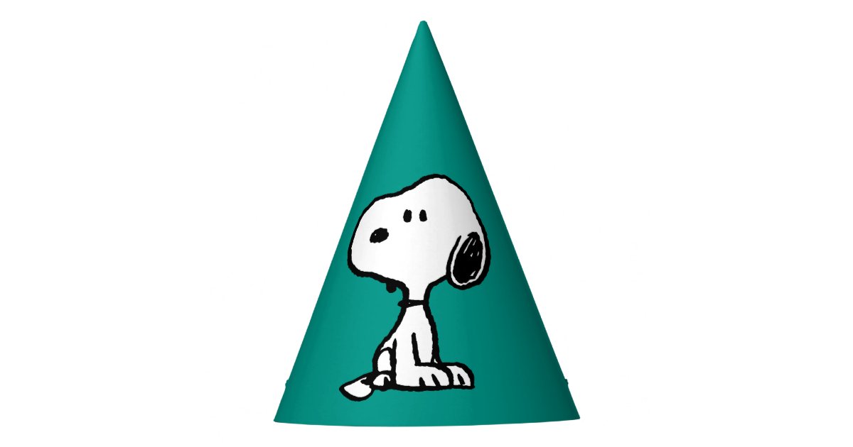 Peanuts | Snoopy Turns Party Hat | Zazzle