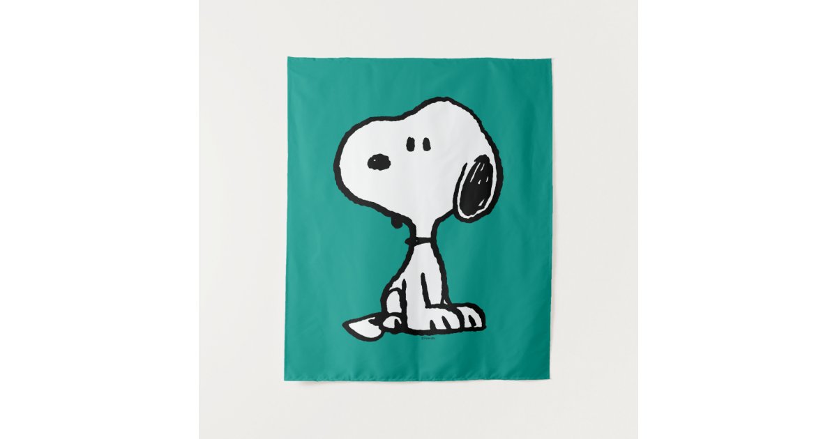 Peanuts | Snoopy Turns Tapestry | Zazzle