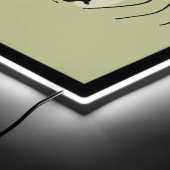 Peanuts | Snoopy Walking Tall LED Sign | Zazzle