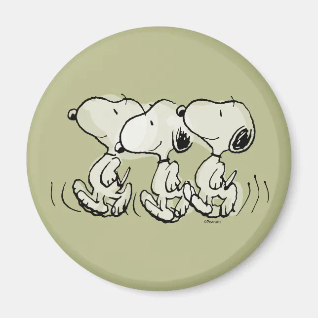 Peanuts | Snoopy Walking Tall Magnet | Zazzle