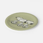 Peanuts | Snoopy Walking Tall Paper Plates | Zazzle