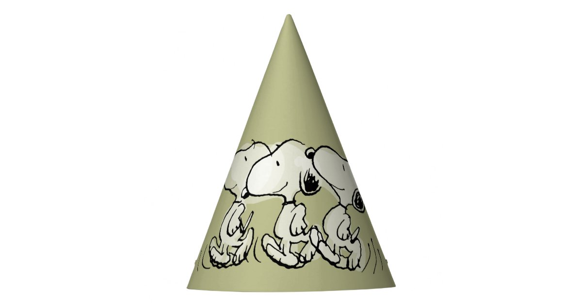 Peanuts | Snoopy Walking Tall Party Hat | Zazzle