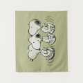 Peanuts | Snoopy Walking Tall Tapestry | Zazzle