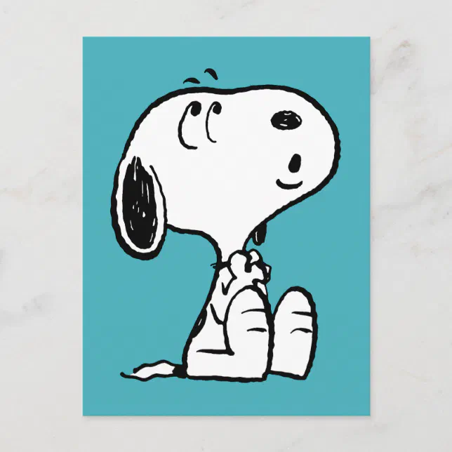 Peanuts | Snoopy Whistle Postcard | Zazzle
