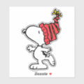 Peanuts | Snoopy Winter Beanie Cap Sticker | Zazzle