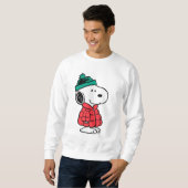 Peanuts | Snoopy Winter Coat & Hat Sweatshirt | Zazzle