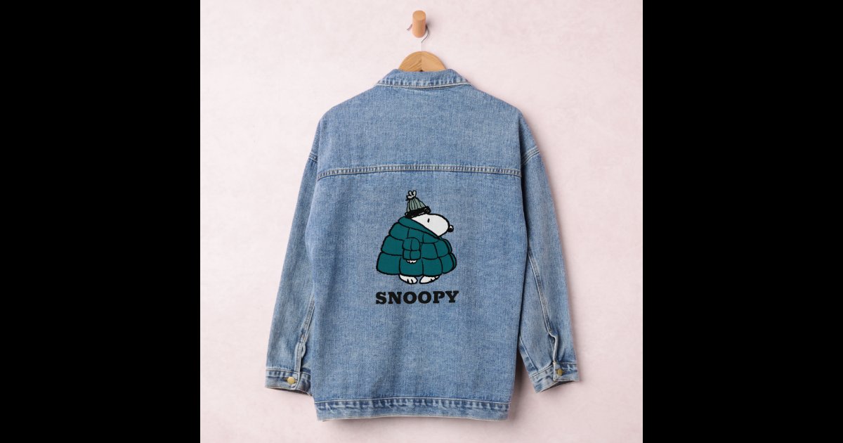 Peanuts | Snoopy Winter Puffer Jacket | Zazzle