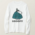 Peanuts | Snoopy Winter Puffer Jacket T-Shirt | Zazzle