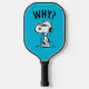 Peanuts | Snoopy Wonders Why? Pickleball Paddle | Zazzle