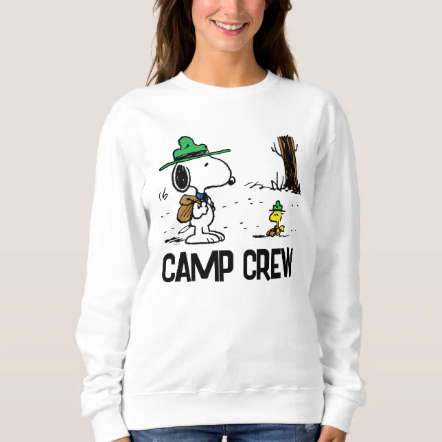 Peanuts | Snoopy & Woodstock Camping Sweatshirt | Zazzle