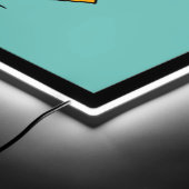 Peanuts | Snoopy & Woodstock Flags LED Sign | Zazzle