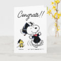 Peanuts | Snoopy & Woodstock Graduation Card | Zazzle