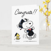 Peanuts | Snoopy & Woodstock Graduation Card | Zazzle