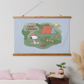 Peanuts | Snoopy & Woodstock Happy Campers 2 Hanging Tapestry | Zazzle