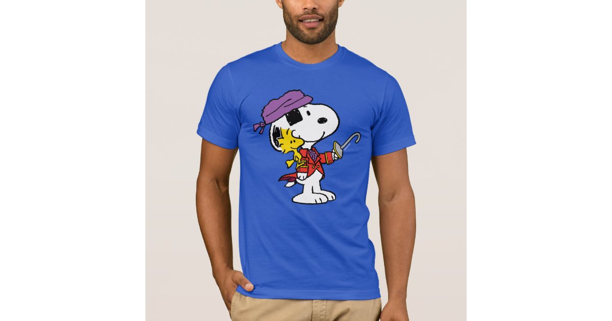 Peanuts | Snoopy & Woodstock Pirates T-Shirt | Zazzle