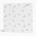 Peanuts | Snoopy & Woodstock Soft Gray Pattern 3 Ring Binder | Zazzle