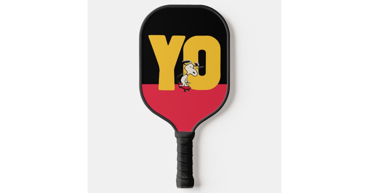 Peanuts | Snoopy YO Skateboard Pickleball Paddle | Zazzle