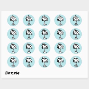 Peanuts | Snoopy's Brother Spike Classic Round Sticker | Zazzle