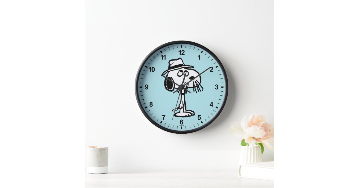 Peanuts | Snoopy's Brother Spike Clock | Zazzle