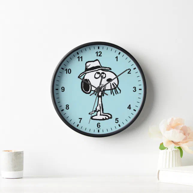 Peanuts | Snoopy's Brother Spike Clock | Zazzle