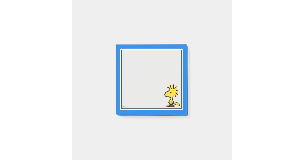 Peanuts | Snoopy's Friend Woodstock Post-it Notes | Zazzle
