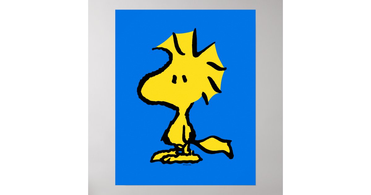 Peanuts | Snoopy's Friend Woodstock Poster | Zazzle