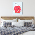 Peanuts | Snoopy's Holiday Dreamer Canvas Print | Zazzle