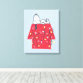 Peanuts | Snoopy's Holiday Dreamer Canvas Print | Zazzle